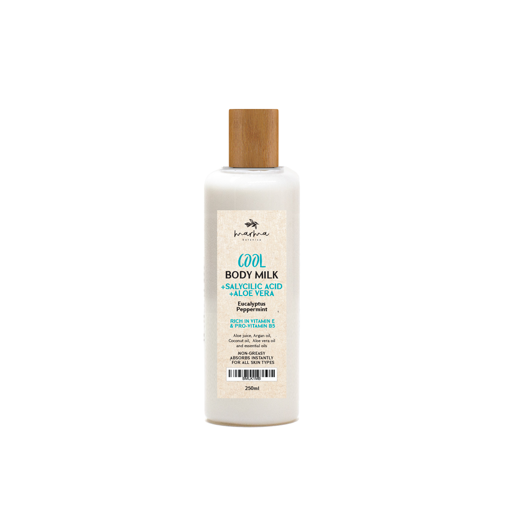 Cooling Body Milk (Salycilic Acid & Aloe) - Marma Botanica